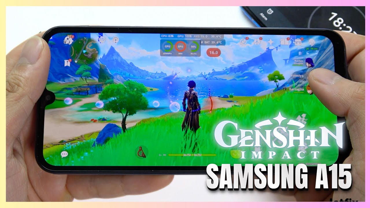 Samsung Galaxy A15 5G Genshin Impact Gaming test | Dimensity 6100 ...