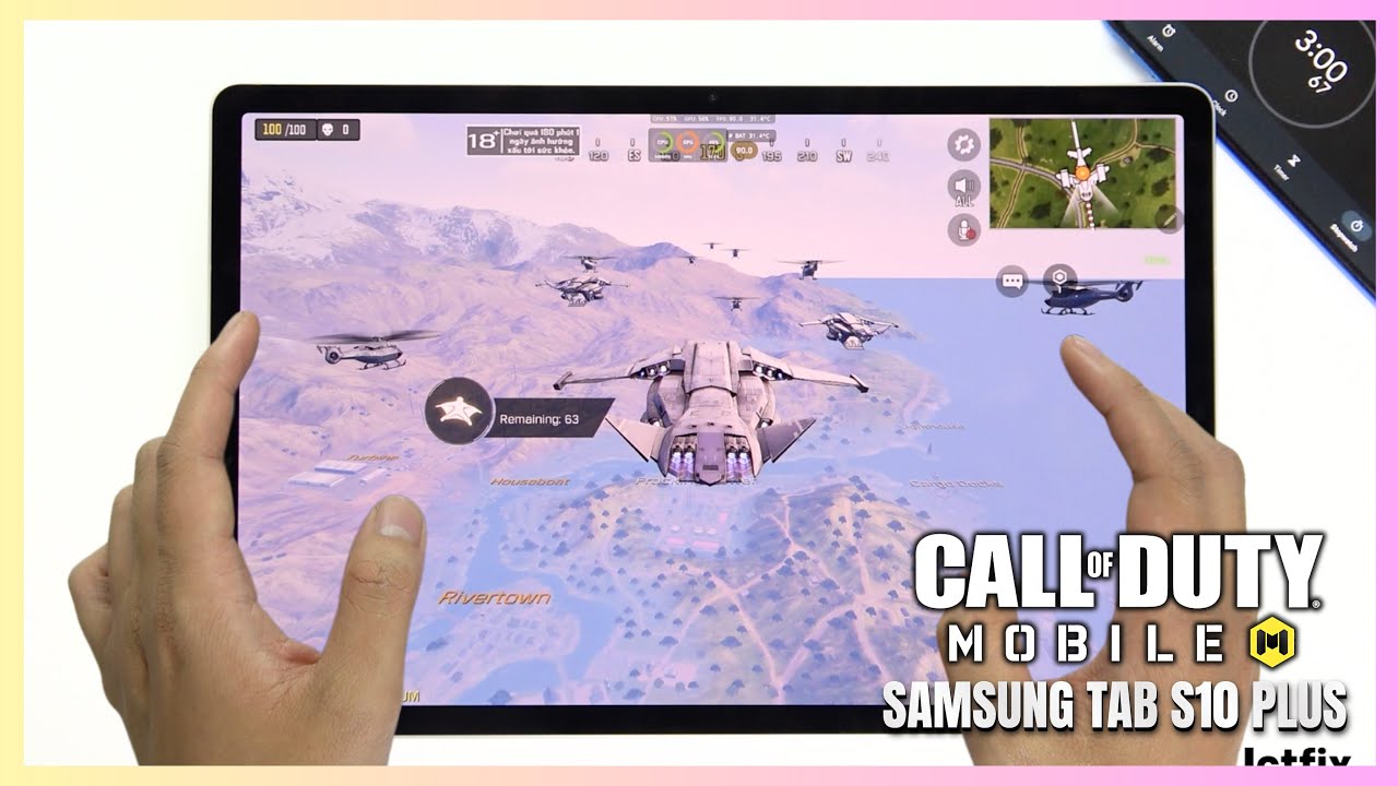 Samsung Tab S10 Plus Call of Duty Mobile Gaming test CODM | Dimensity ...