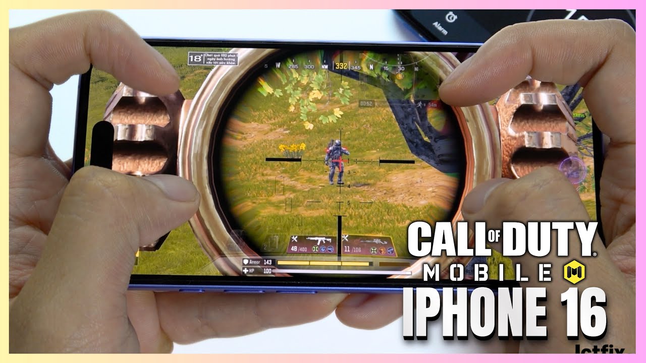 iPhone 16 Call of Duty Mobile Gaming test CODM | Apple A18 - ICTfix