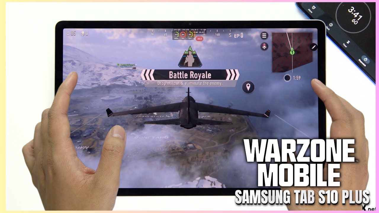 Samsung Tab S10 Plus Call of Duty Warzone Mobile Gaming test ...
