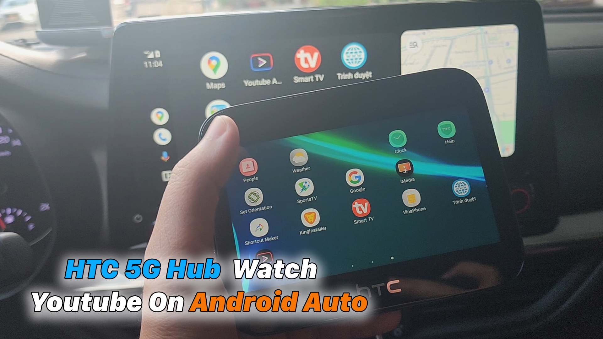 HTC 5G Hub | Watch Youtube On Android Auto - ICTfix