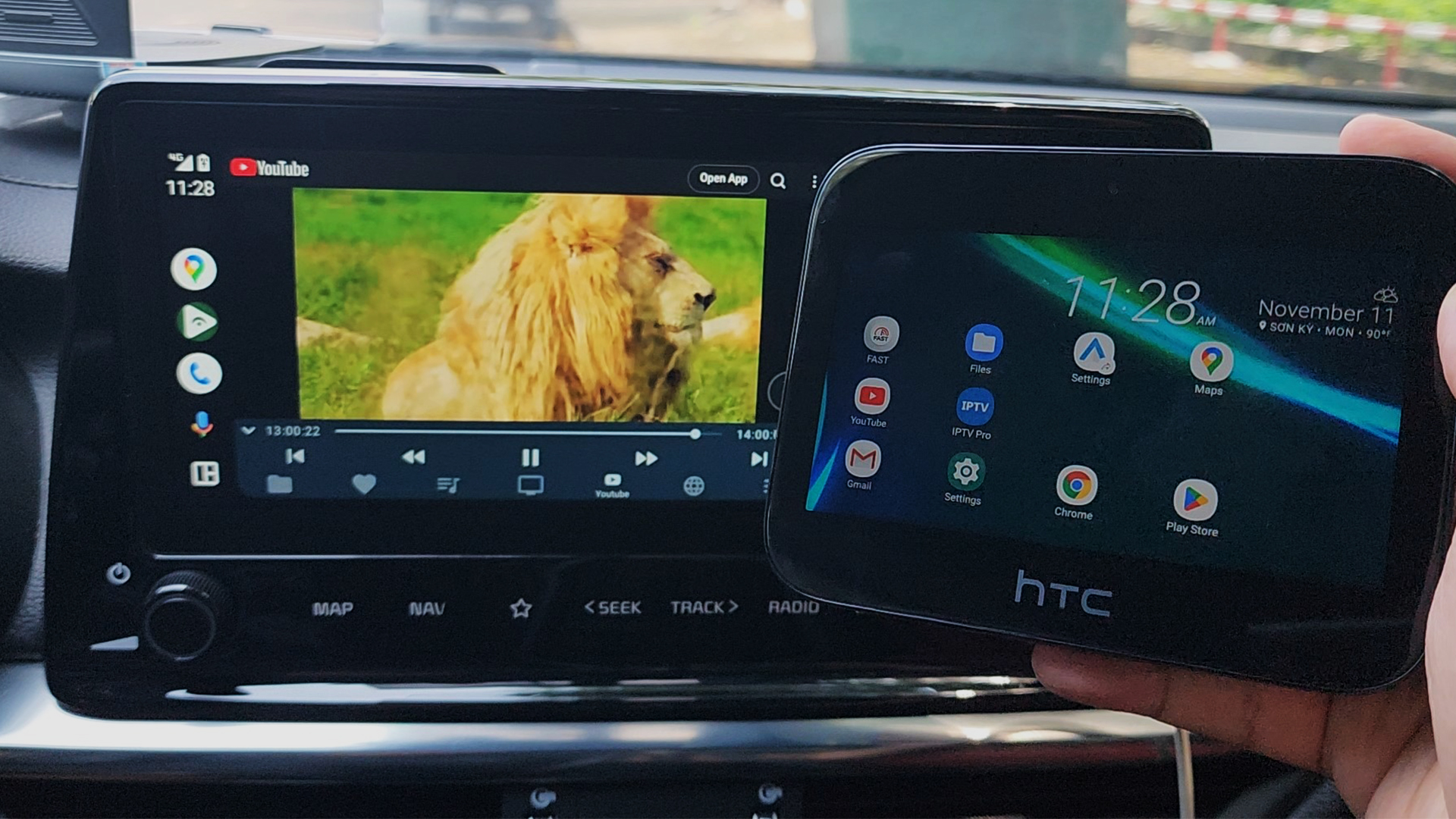 HTC 5G Hub | Install Watch Youtube On Android Auto (Fermata Auto) - ICTfix