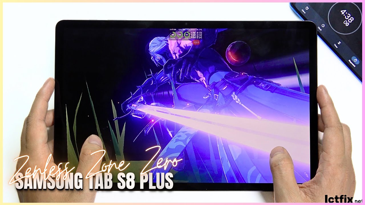 Samsung Tab S8 Plus Wuthering Waves Gaming test Update | Snapdragon 8 ...