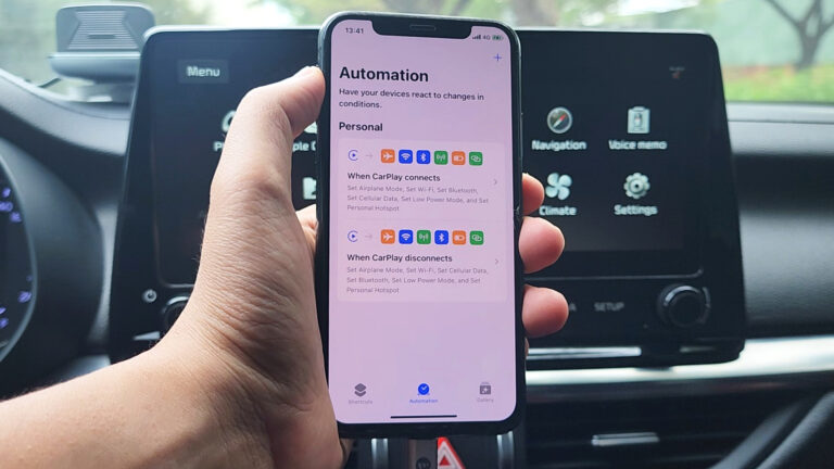 CARPLAY Automatic On/Off Wifi, Bluetooth, Celluar Data, Personal ...