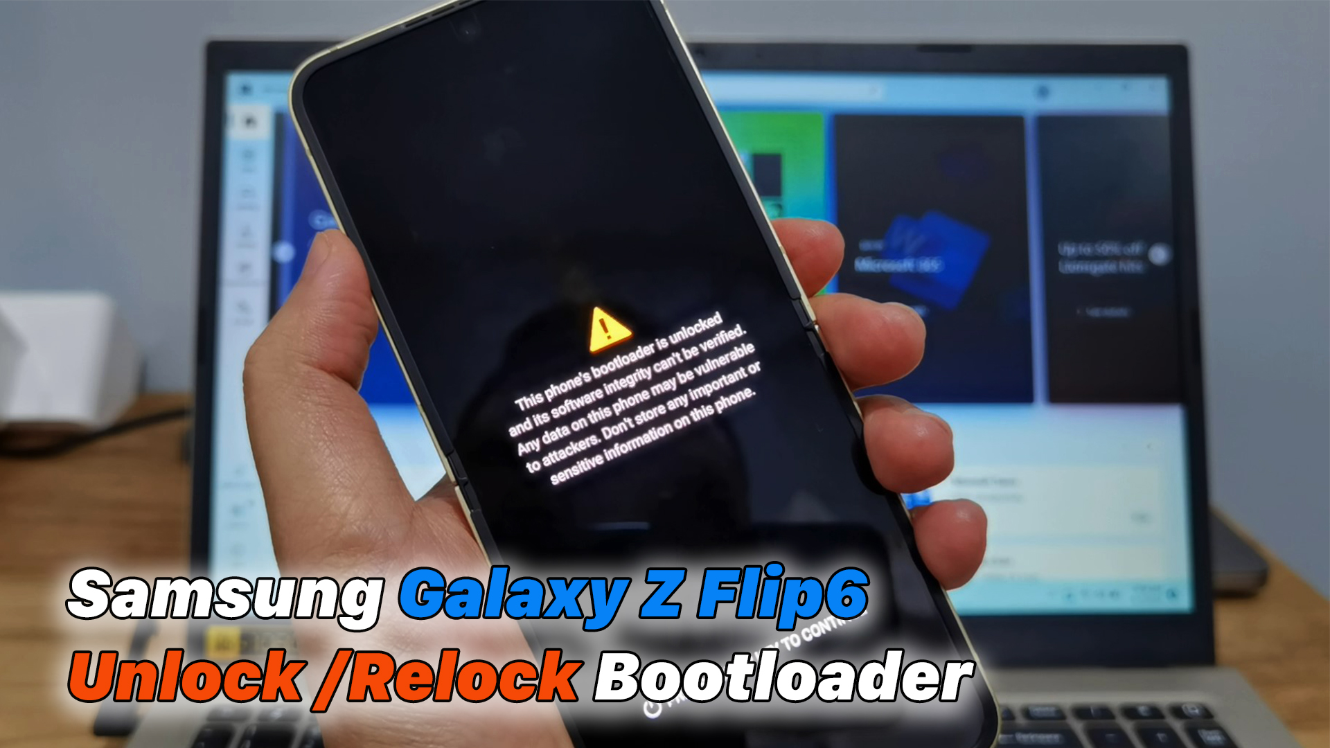 Samsung Galaxy Z Flip6 - Unlock /Relock Bootloader - ICTfix