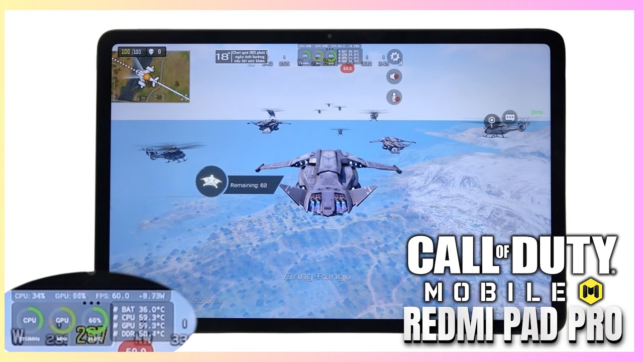 Redmi Pad Pro Call of Duty Mobile Gaming test CODM Update | Snapdragon ...