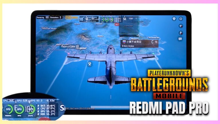 Redmi Pad Pro PUBG Mobile Gaming test Update | Snapdragon 7s Gen 2 ...
