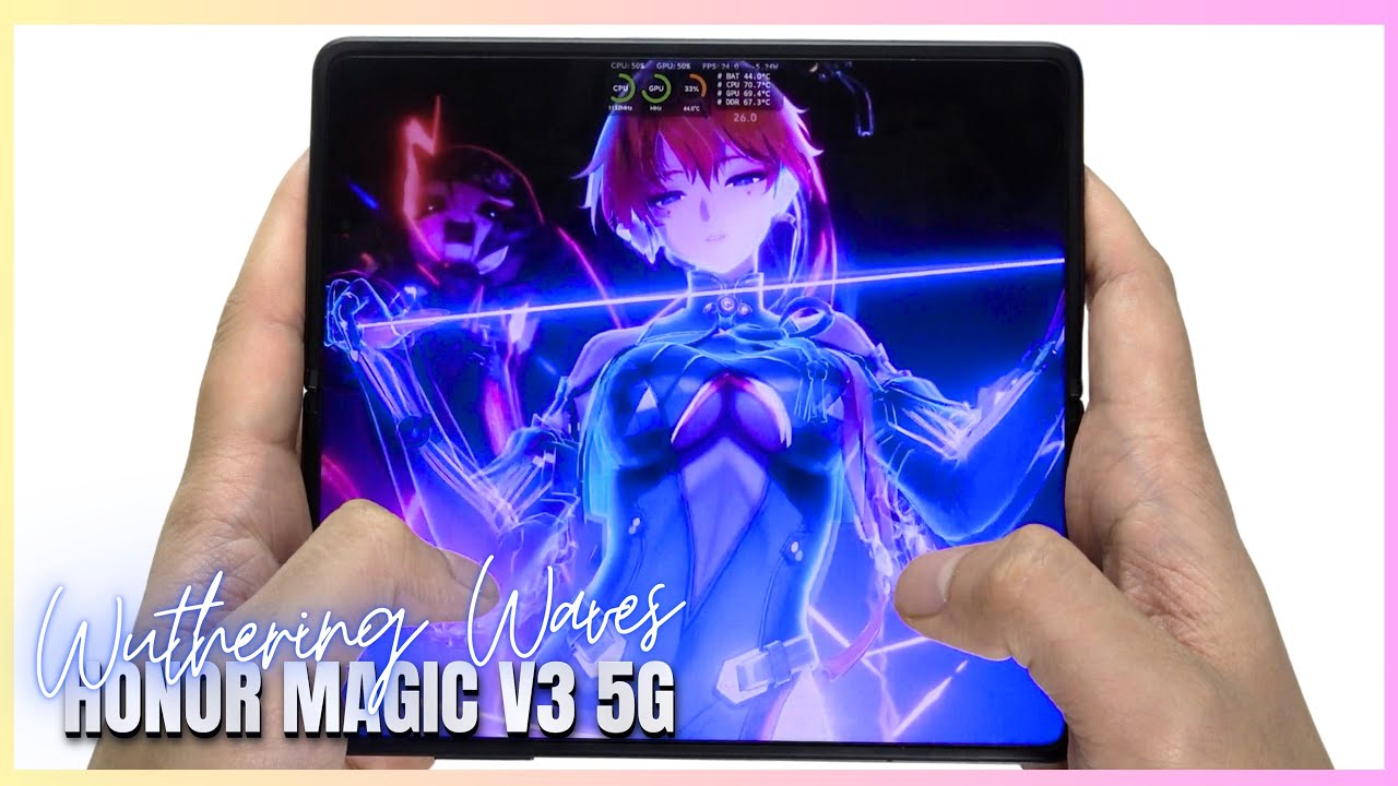HONOR Magic V3 5G Wuthering Waves Gaming test | Snapdragon 8 Gen 3 ...