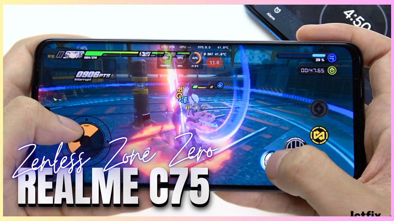 Realme C75 Zenless Zone Zero Gaming test | Helio G92 Max, 90Hz Display ...