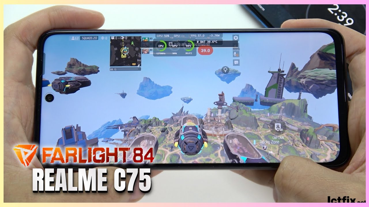 Realme C75 Farlight 84 Gaming test | Helio G92 Max, 90Hz Display - ICTfix