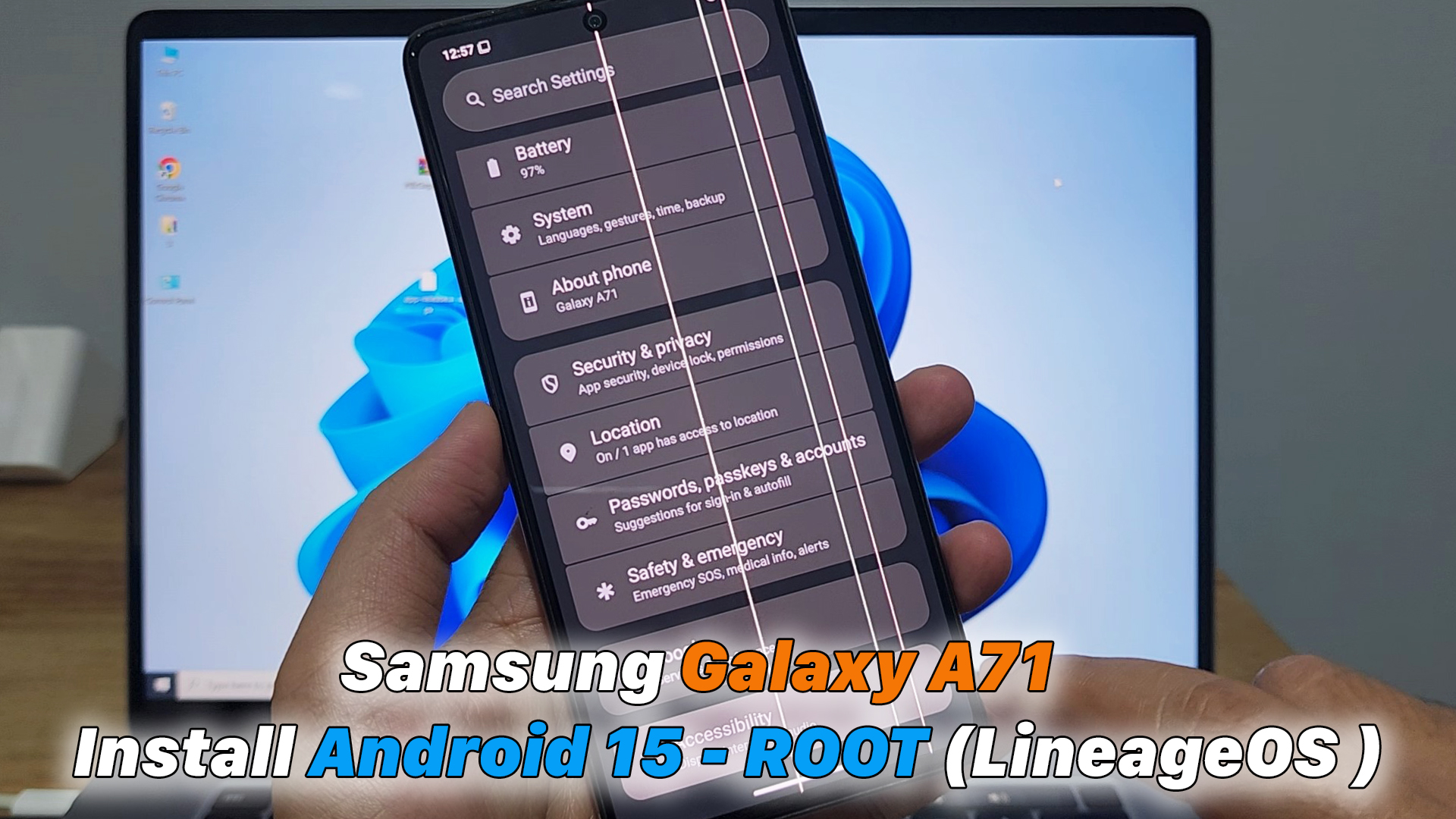 Samsung Galaxy A71 Install Android 15 - ROOT (LineageOS ) - ICTfix