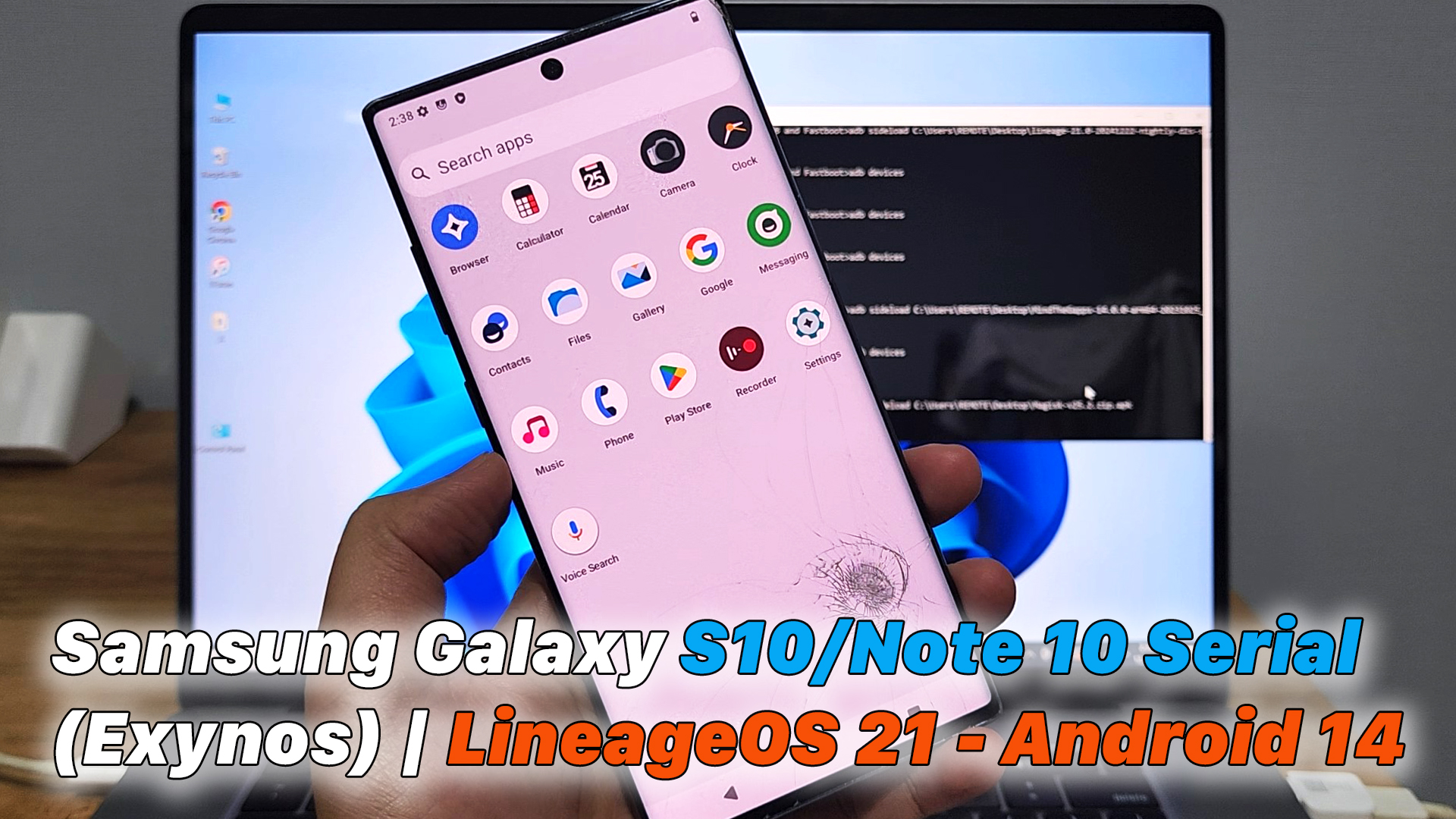 Samsung Galaxy S10/Note 10 Serial (Exynos) | LineageOS 21 - Android 14 - ICTfix