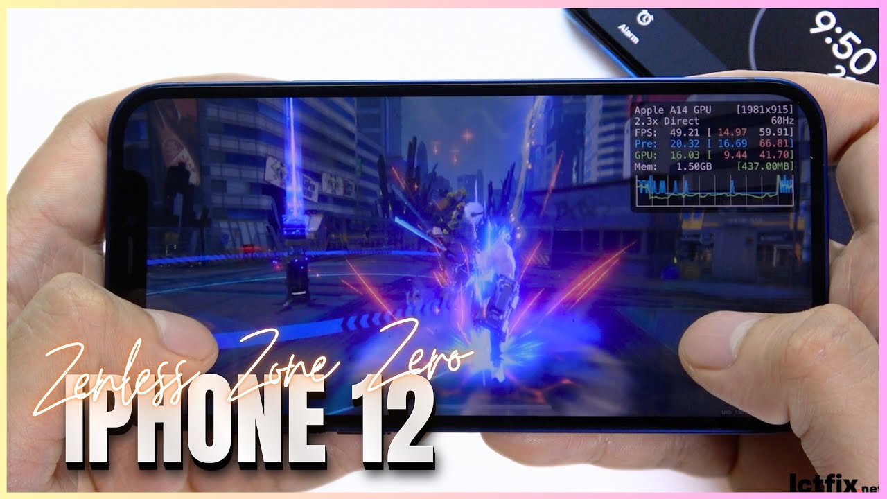 iPhone 12 Zenless Zone Zero Gaming test Update | Apple A14 Bionic - ICTfix