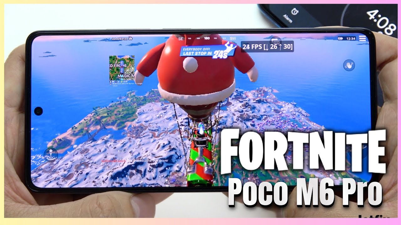 Poco M6 Pro Fortnite Mobile Gaming test Update | Helio G99 Ultra, 120Hz ...