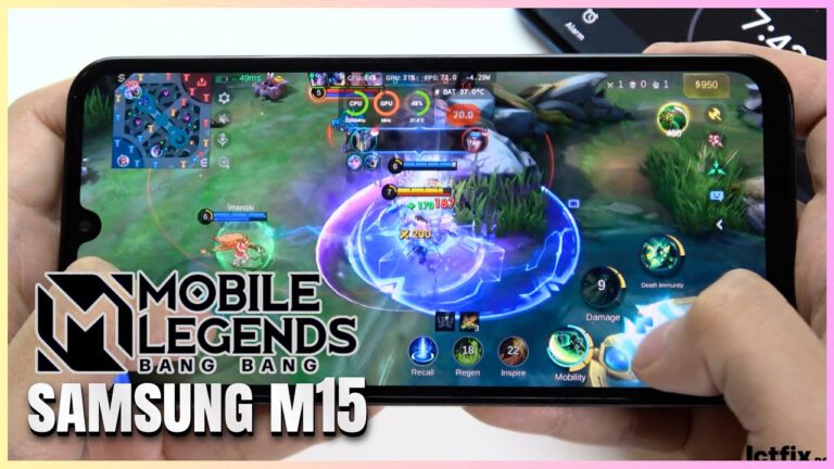Samsung Galaxy M15 Mobile Legends Gaming test MLBB Update | Dimensity ...