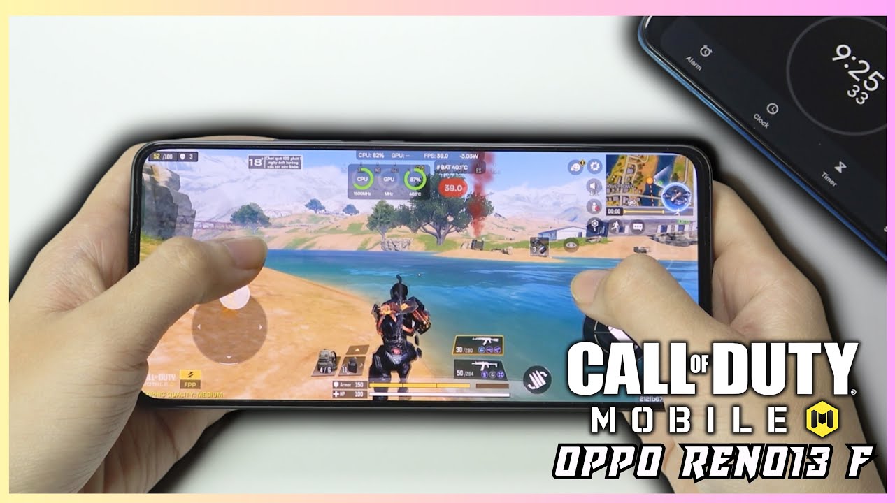 Oppo Reno13 F Call of Duty Mobile Gaming test CODM | Helio G100, 120Hz ...