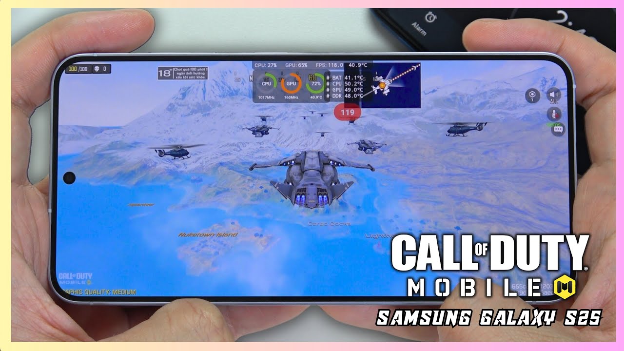 Samsung Galaxy S25 Call of Duty Mobile Gaming test CODM | Snapdragon 8 ...