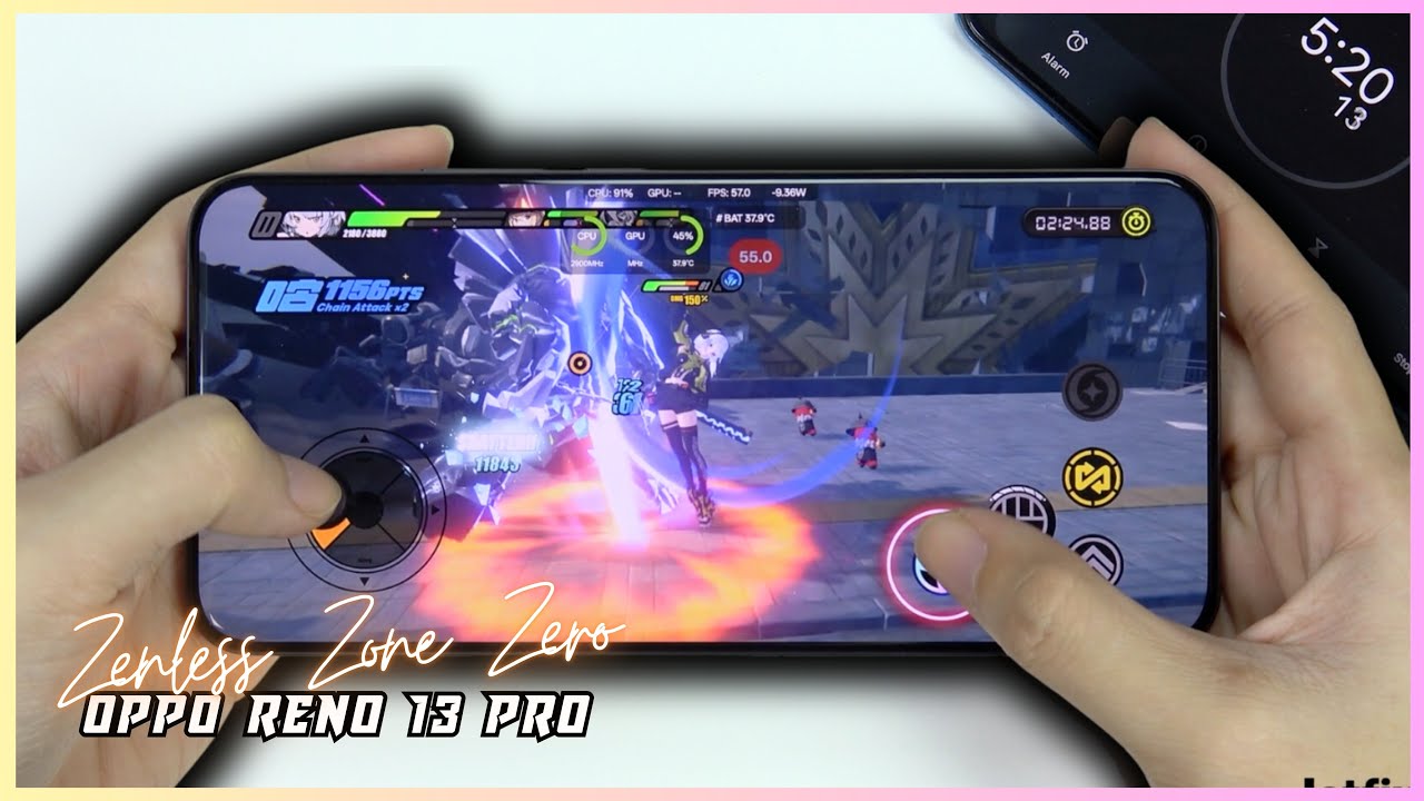 Oppo Reno 13 Pro Zenless Zone Zero Gaming test | Dimensity 8350 - ICTfix
