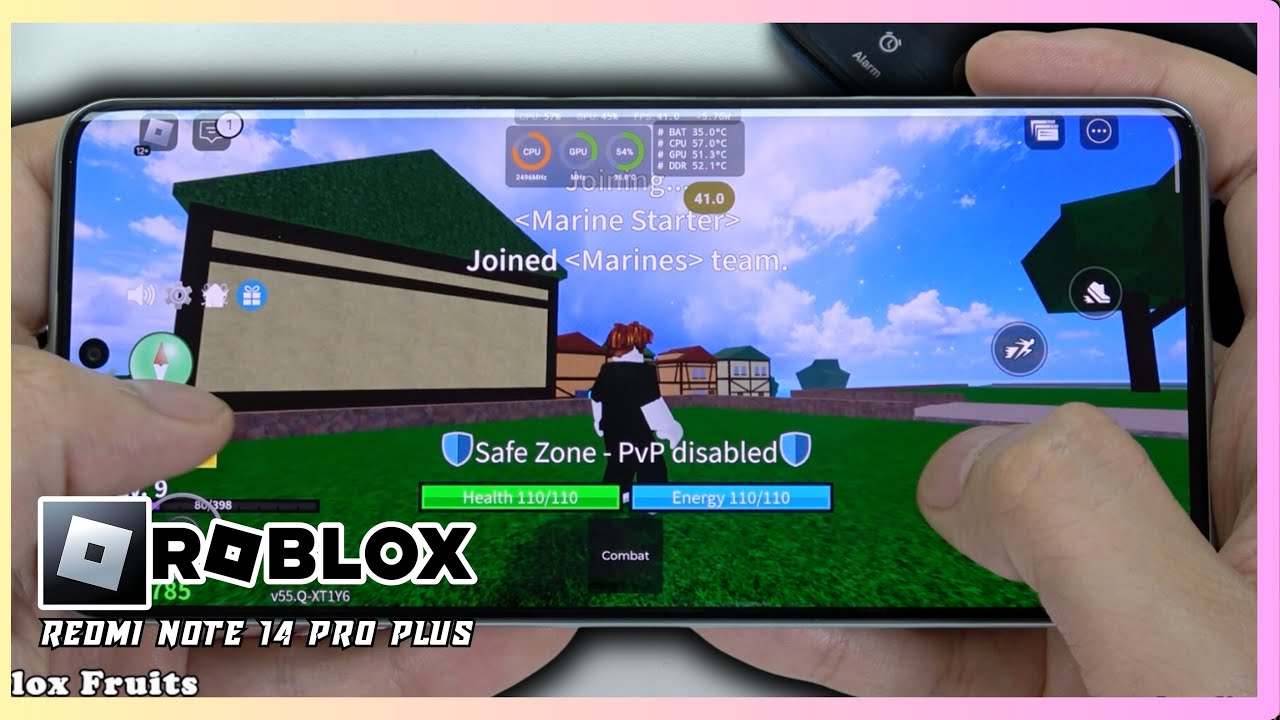 Redmi Note 14 Pro Plus Roblox Gaming test | Blox Fruits, Doors - ICTfix