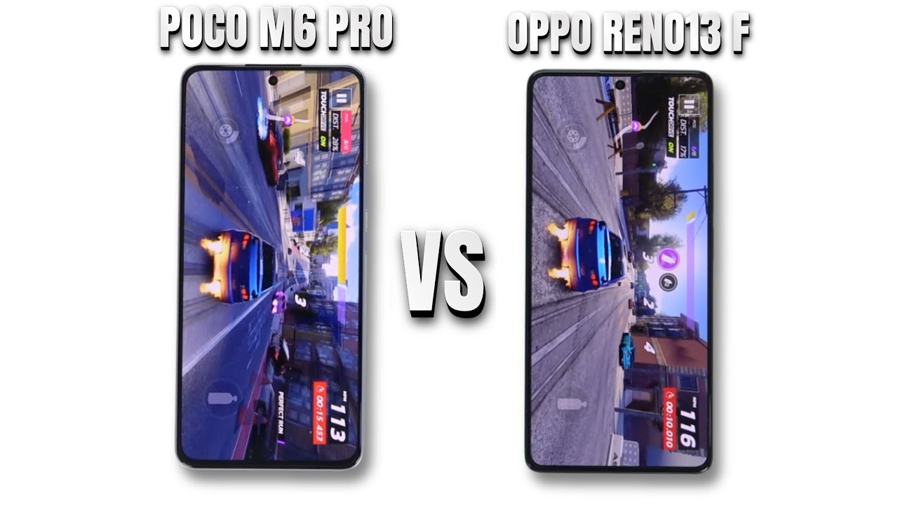 Poco M6 Pro vs Oppo Reno13 F 5G | Video test Display, SpeedTest, Camera ...