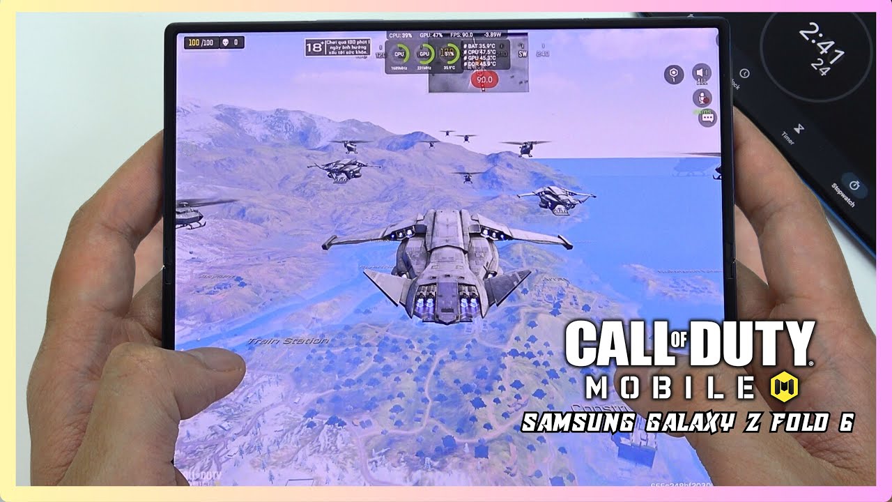 Samsung Galaxy Z Fold 6 Call of Duty Mobile Gaming test CODM Update ...
