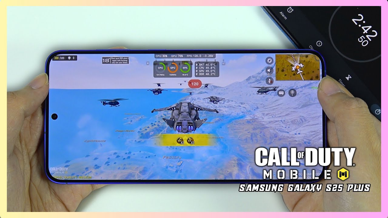Samsung Galaxy S25 Plus Call of Duty Mobile Gaming test CODM ...