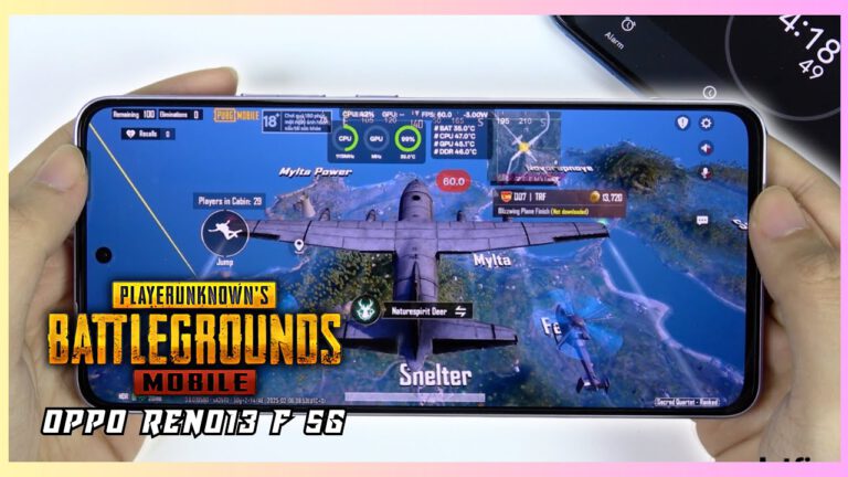 Oppo Reno13 F 5G PUBG Mobile Gaming test | Snapdragon 6 Gen 1 - ICTfix