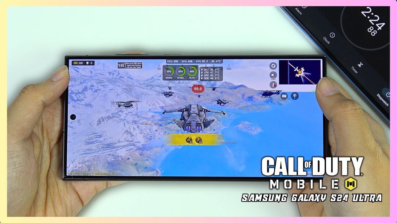 Samsung Galaxy S24 Ultra Call of Duty Mobile Gaming test CODM Update ...