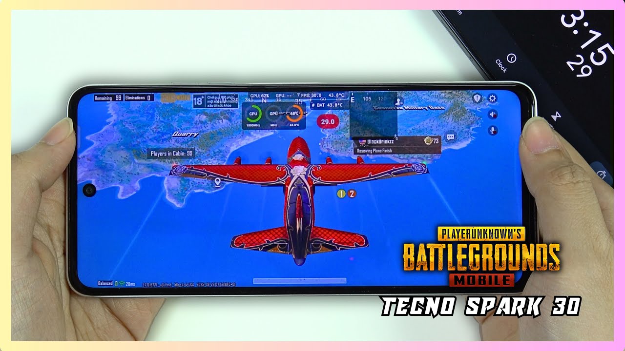 Tecno Spark 30 PUBG Mobile Gaming test - ICTfix