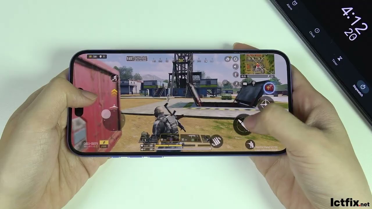 iPhone 16 Plus Call of Duty Mobile Gaming test CODM Update - ICTfix