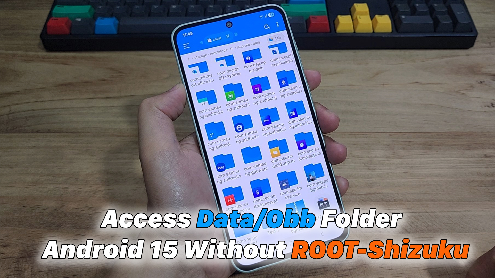 Android 15 | How To Access Data/obb Folder Without ROOT - Shizuku - ICTfix