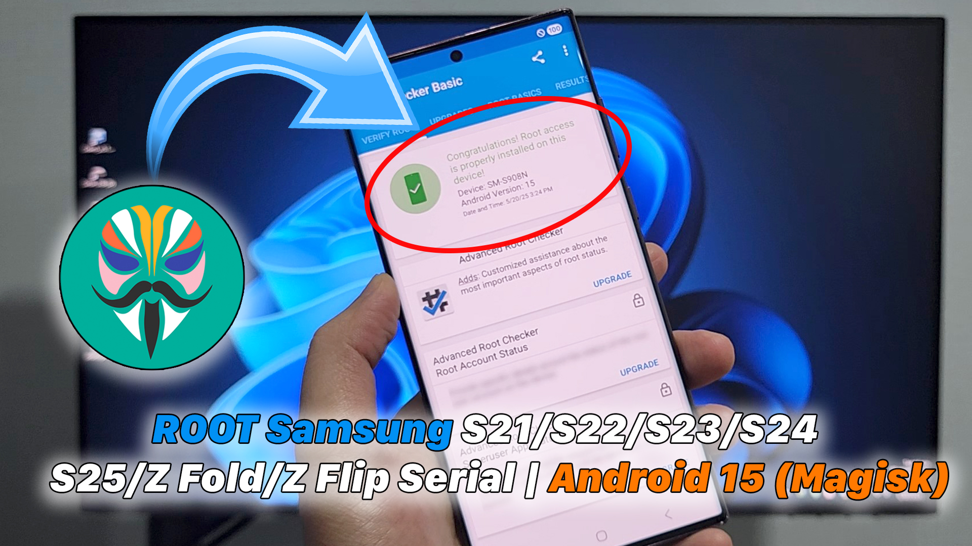 How To ROOT Samsung Galaxy S21/S22/S23/S24/S25/Z Fold/Z Flip Serial Android 15 (Magisk) - ICTfix
