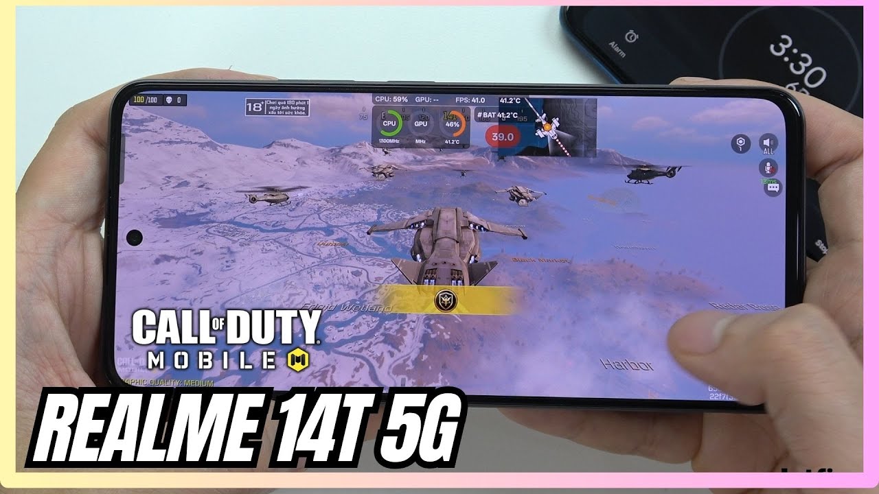 Realme 14T Call of Duty Mobile Gaming test CODM | Dimensity 6300 - ICTfix