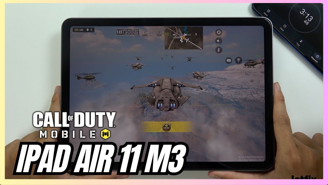 iPad Air M3 Call of Duty Mobile Gaming test CODM | Apple M3 - ICTfix