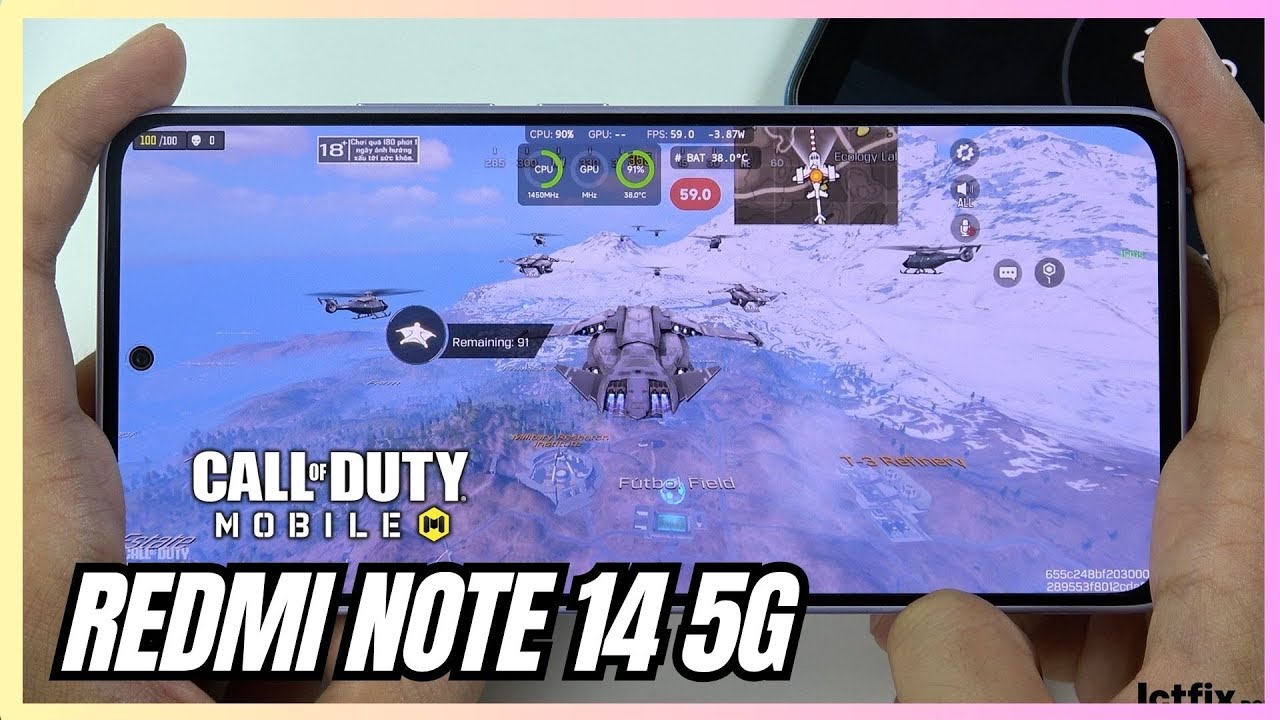 Xiaomi Redmi Note 14 5G Call of Duty Mobile Gaming test CODM ...