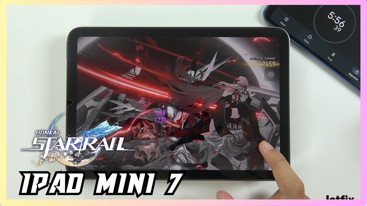 iPad Mini 7 Honkai Star Rail Gaming test | Apple A17 Pro - ICTfix