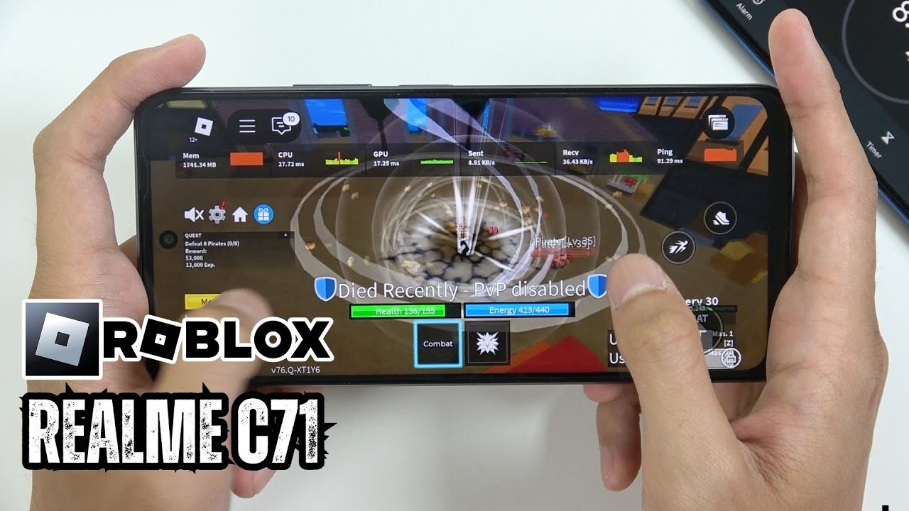 Realme C71 Roblox Gaming test | Dimensity 6300 - ICTfix
