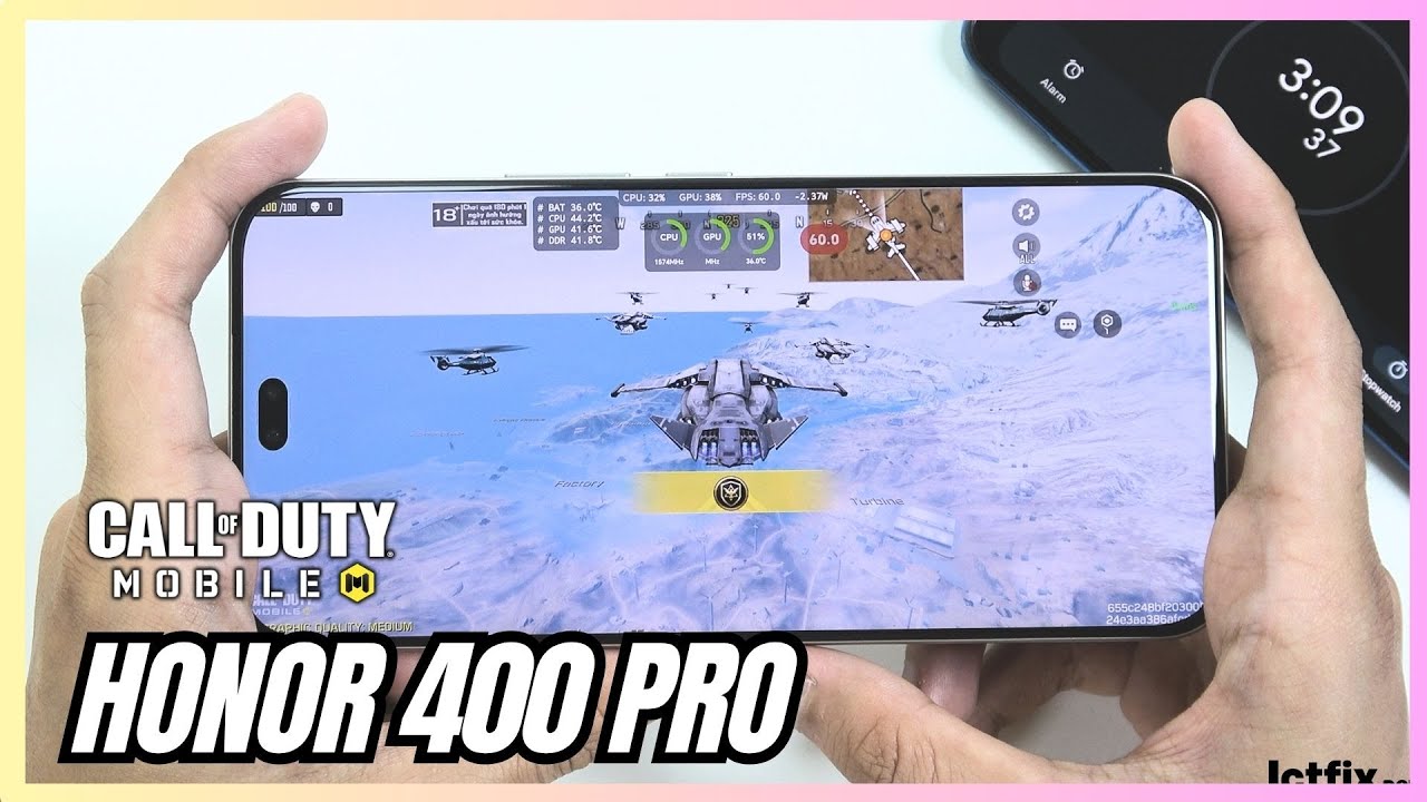 Honor 400 Pro Call of Duty Mobile Gaming test CODM | Snapdragon 8 Gen 3 ...