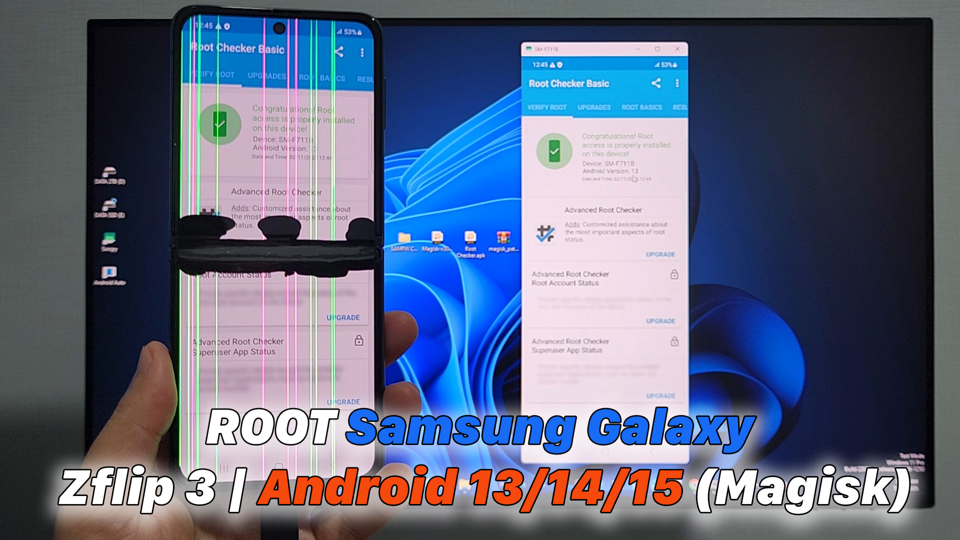 How To ROOT Samsung Galaxy Zflip 3 | Android 13/14/15 (Magisk) - ICTfix