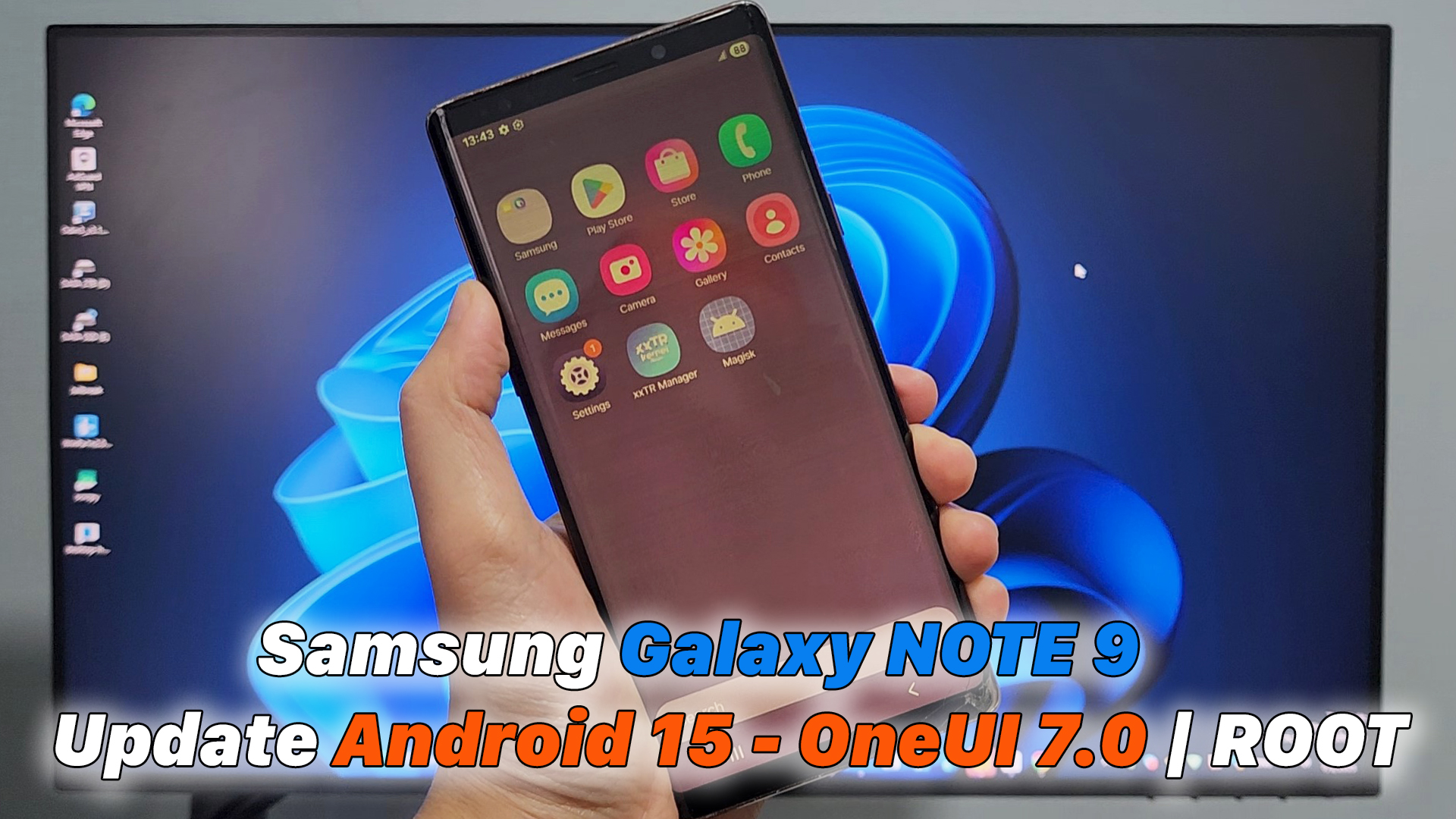 Samsung Galaxy NOTE 9 Update Android 15 - OneUI 7.0 | ROOT - ICTfix