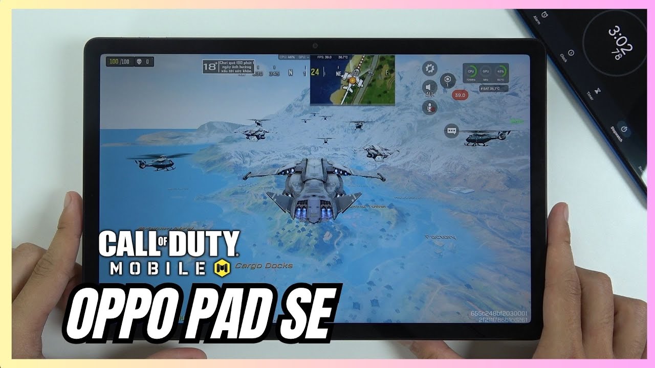Oppo Pad SE Call of Duty Mobile Gaming test CODM | Helio G100 - ICTfix