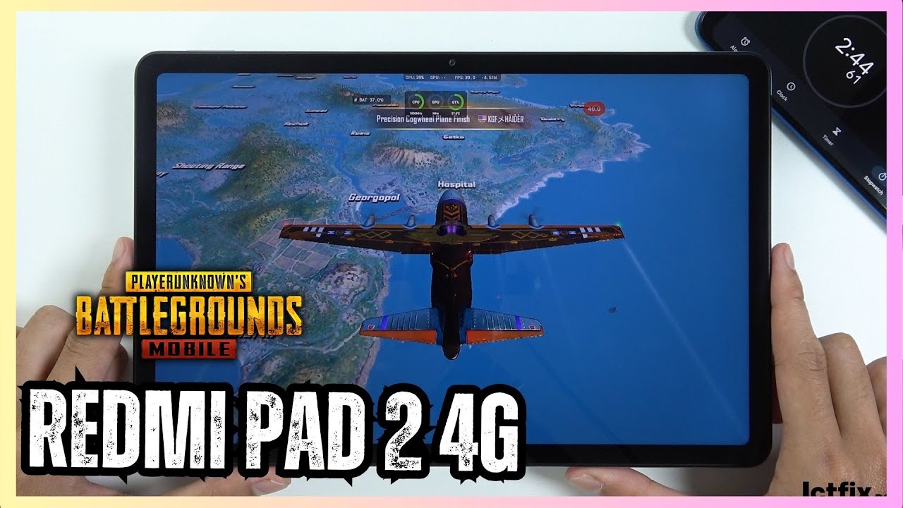 Xiaomi Redmi Pad 2 PUBG Mobile Gaming test | Helio G100 Ultra - ICTfix