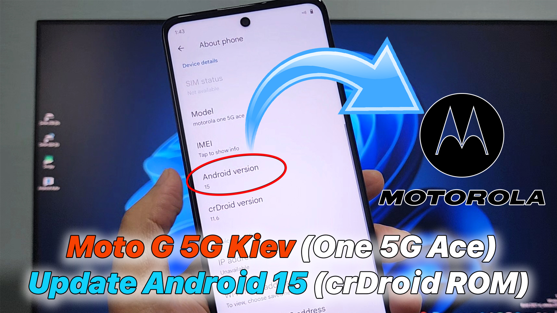 Moto G 5G Kiev (Motorola One 5G Ace) Update Android 15 - ROOT (crDroid ...