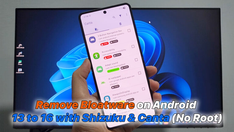 Remove Bloatware on Android 13 to 16 with Shizuku & Canta (No Root) - ICTfix