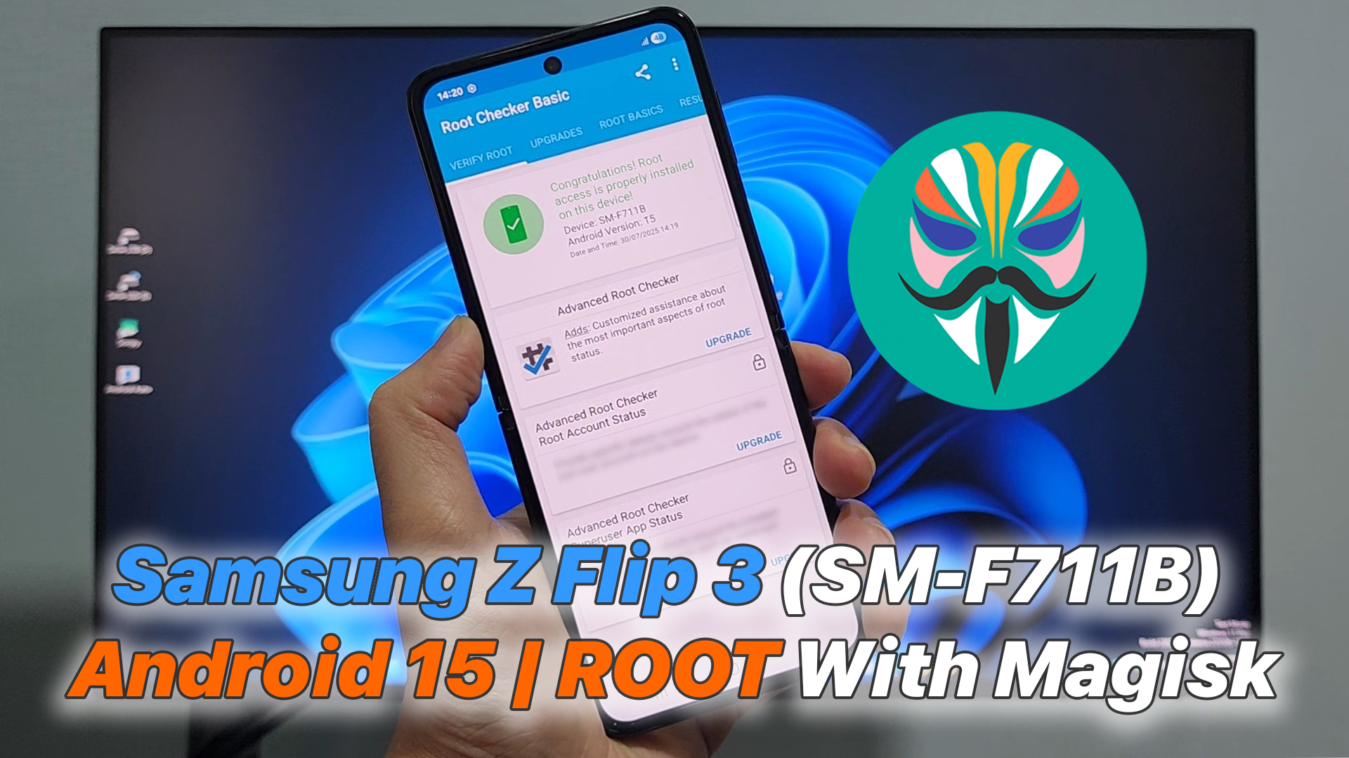 Samsung Galaxy Z Flip 3 (SM-F711B) Android 15 | ROOT With Magisk - ICTfix