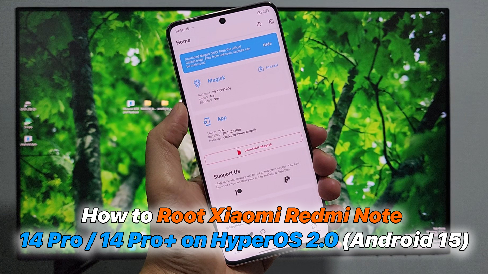 Root Xiaomi Redmi Note 14 Pro / 14 Pro+ on HyperOS 2.0 (Android 15) - ICTfix