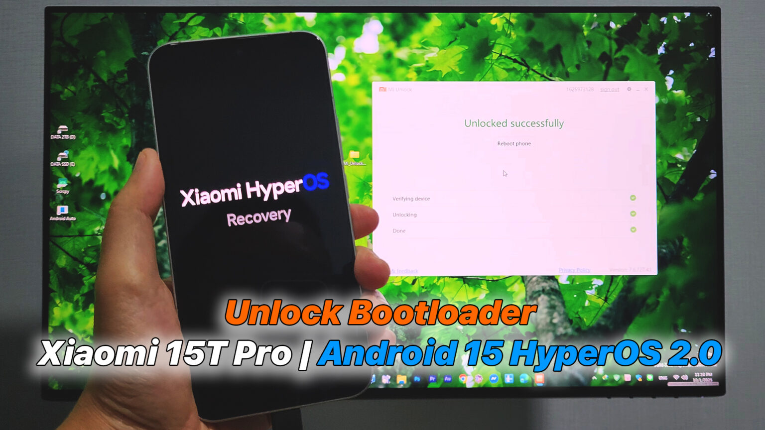 Unlock Bootloader Xiaomi 15T Pro | Android 15 HyperOS 2.0 - ICTfix
