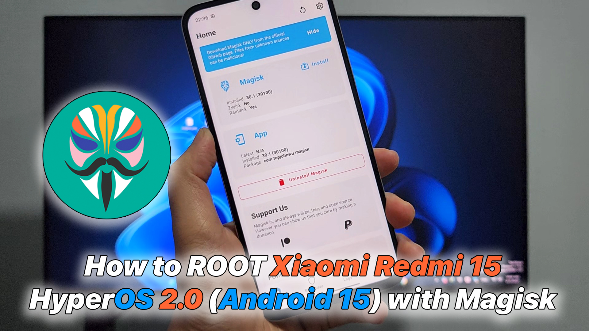 How to ROOT Xiaomi Redmi 15 on HyperOS 2.0 (Android 15) with Magisk - ICTfix