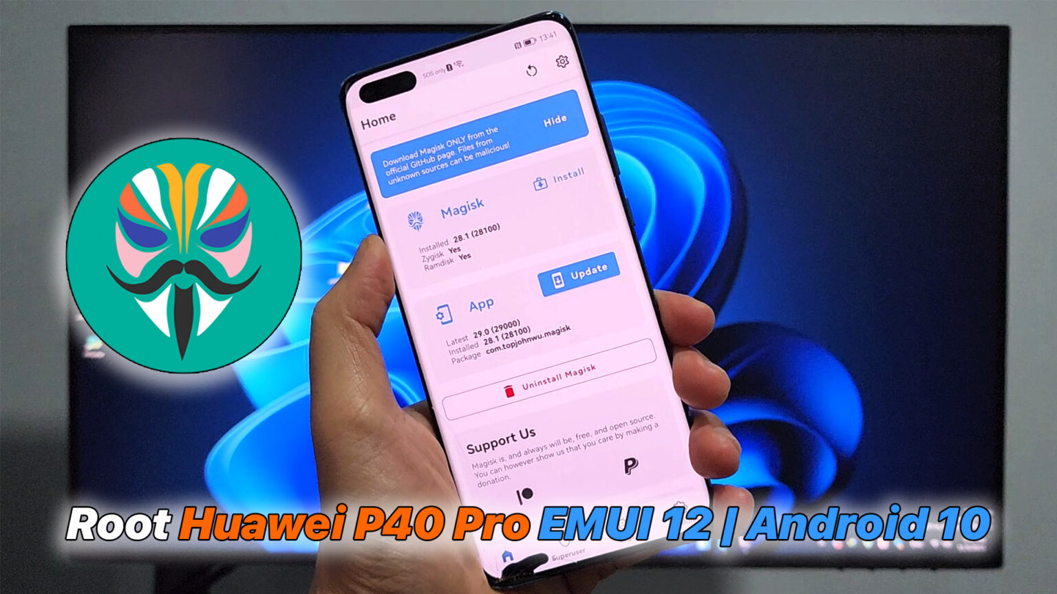 Root Huawei P40 Pro EMUI 12 | Android 10 (Bootloader Unlock Required ...