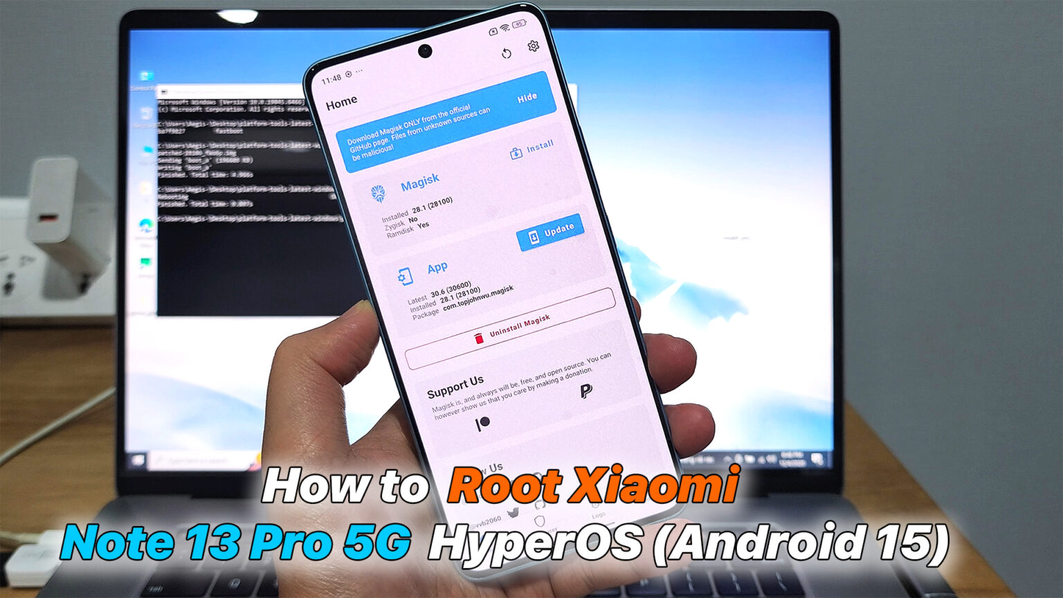How to Root Xiaomi Note 13 Pro 5G on HyperOS (Android 15) - ICTfix
